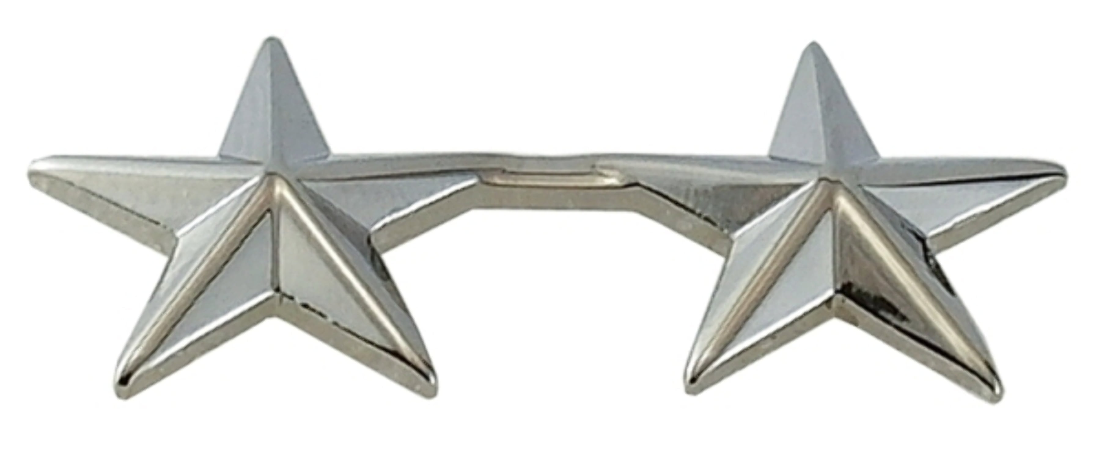 Hero’s Pride 5-Point Star Pins – Pair, 5/8", Silver Finish, 2 Posts ...
