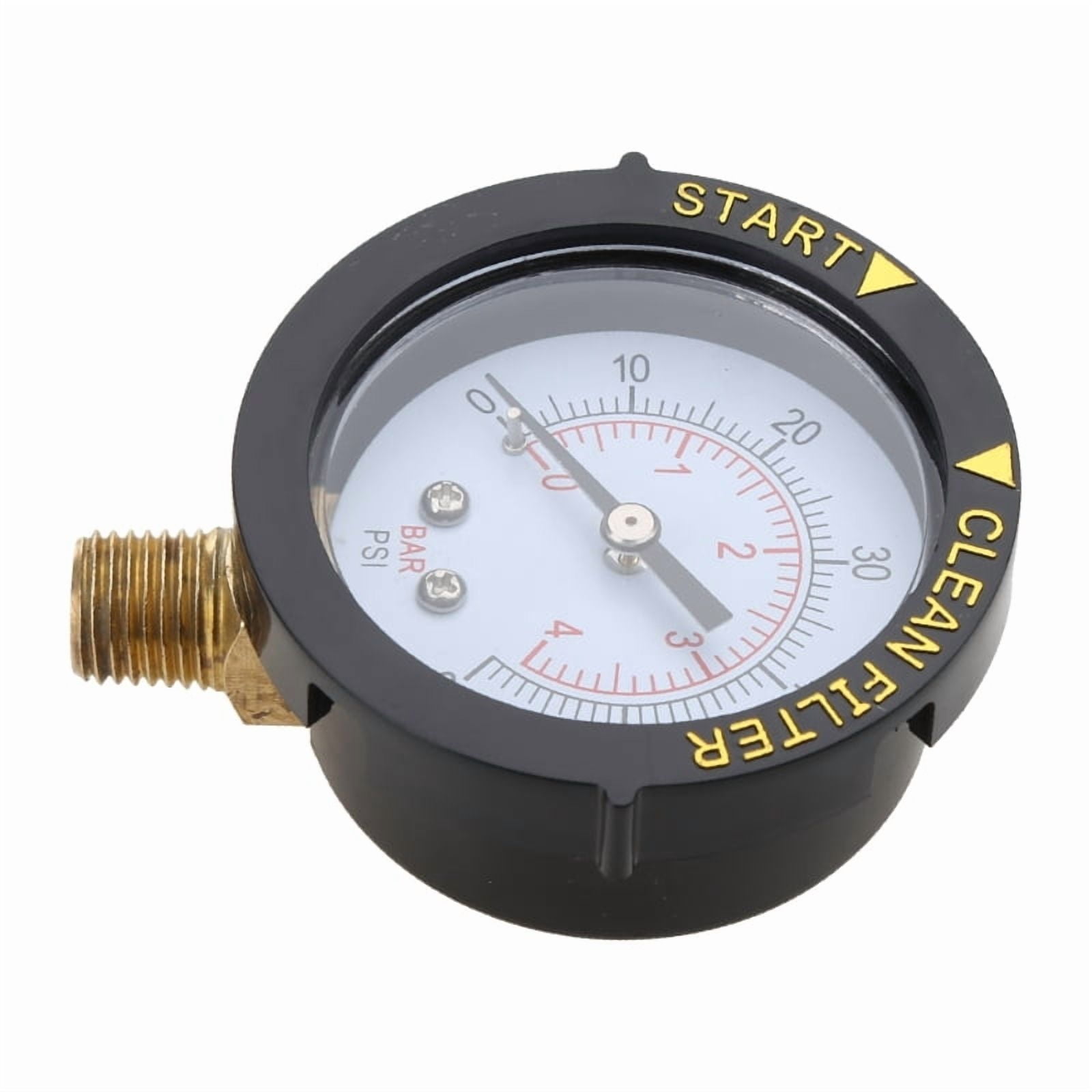 2" Start & Clean Filter Pressure Gauge Swimming Pool Filter Pressure ...