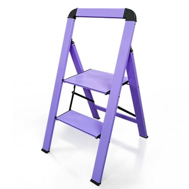 Cramer Kik-Step Steel Step Stool, 350 lb cap, 16" dia. x 14 1/4h ...