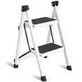 Cshidworld 2 Step Ladder, Folding Step Stool, Portable and Lightweight ...