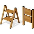 2 Step Ladder, Folding Step Stool for ,Step Ladder with Wide Anti-Slip ...