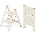 2 Step Ladder Folding Step Stool with Wide Anti-Slip Pedal, 330LBS ...