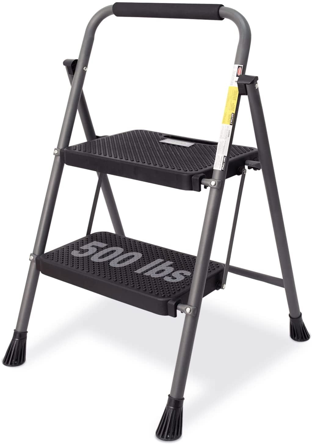2 Step Ladder, GOLYTON 2 Lightweight Folding Step Stool with Wide Anti ...