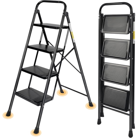 2 Step Ladder, Step Stool with Wide Anti-Slip Pedal, 330 lbs Capacity ...
