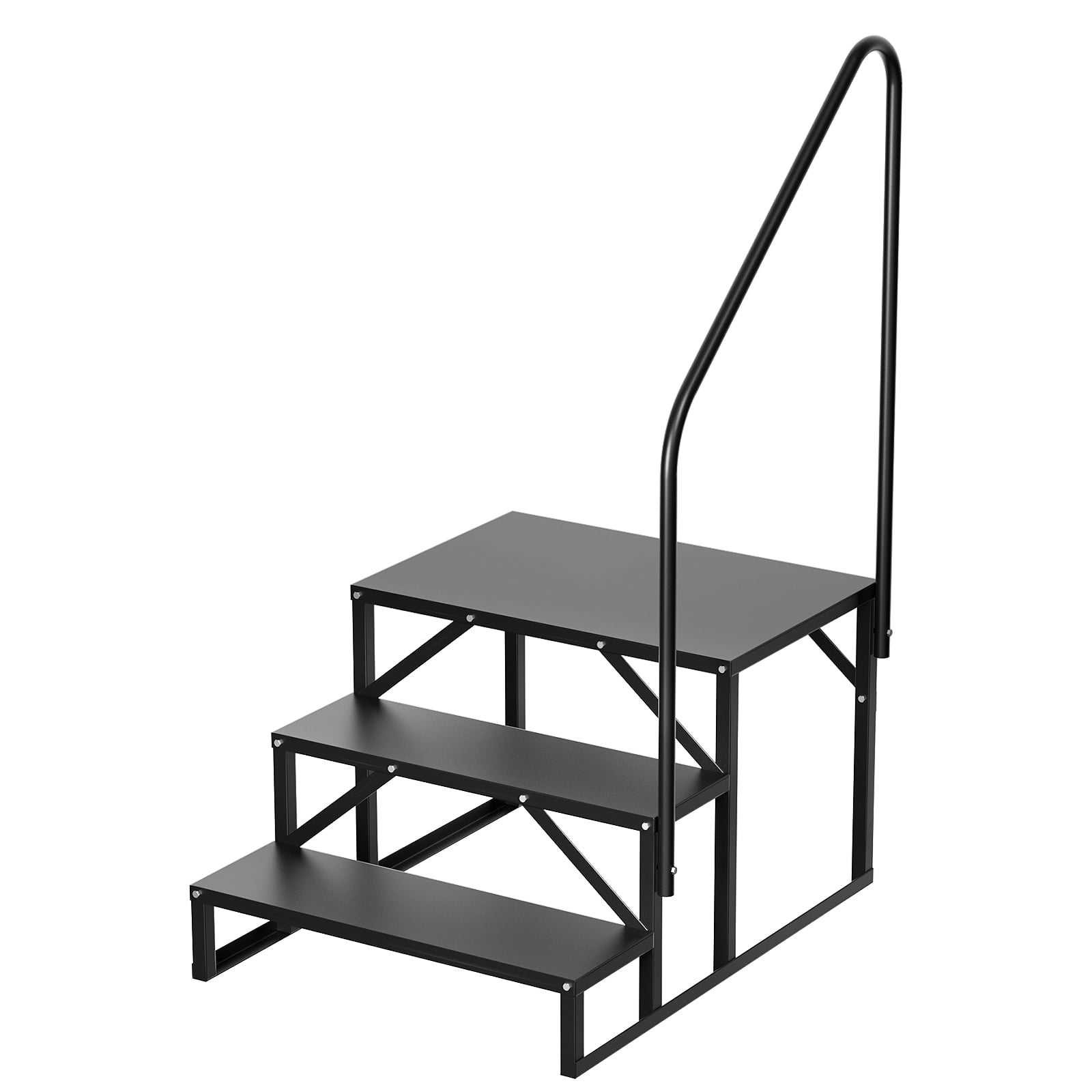 2 Step Stairs 5th Wheel Stair Hot Tub Steps Outdoor RV Alloy Steel Step ...