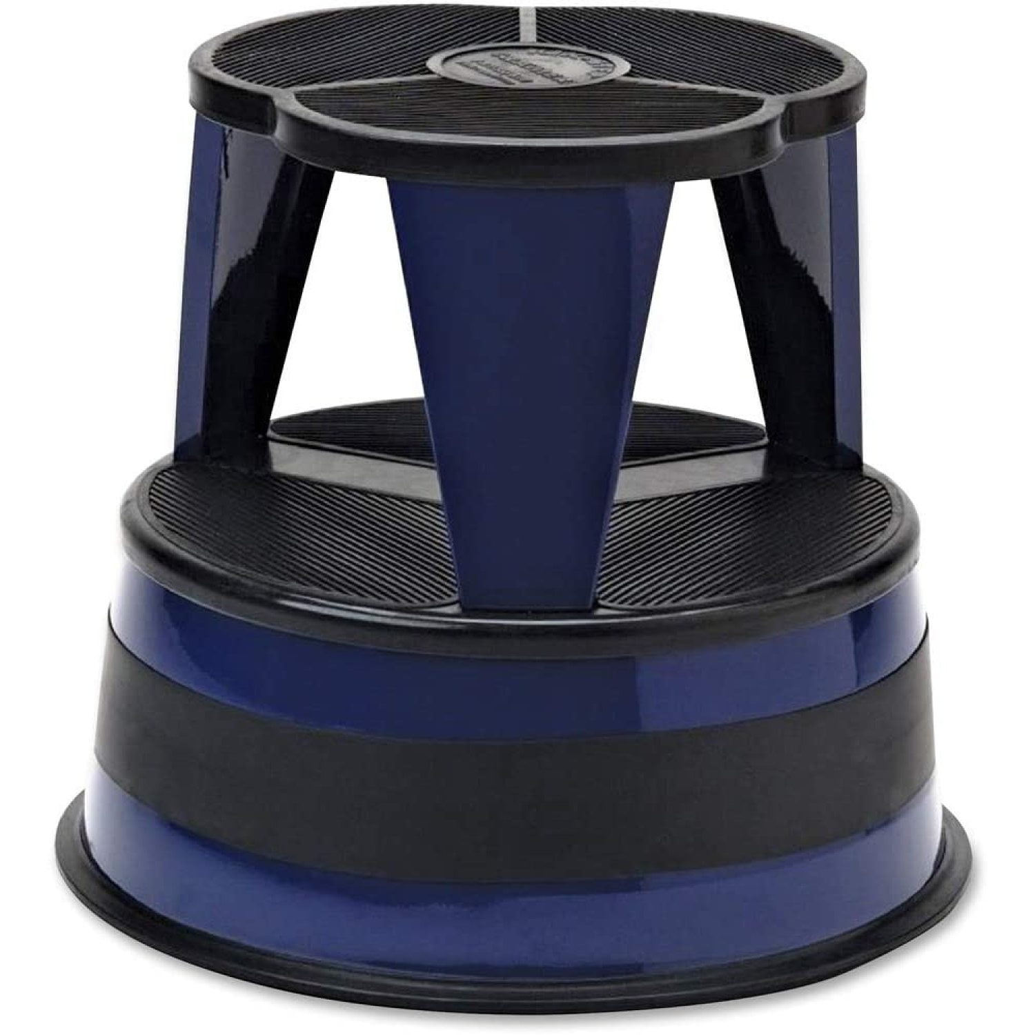 2-Step Steel Step Stool with 300 lb. Load Capacity Color: Blue ...