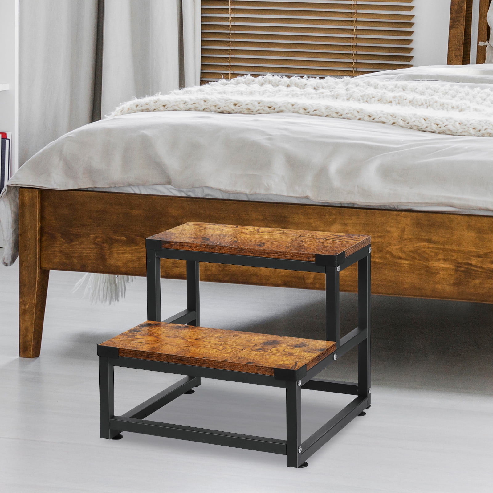 2-Step Stool, Shoe Changing Stool, Foldable Multifunctional Folding ...