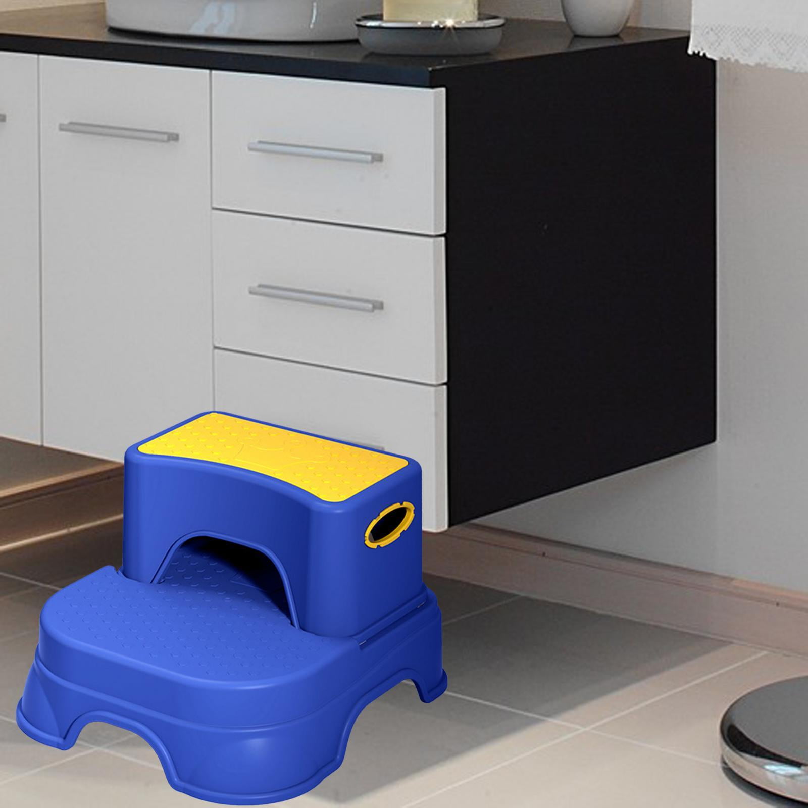 2 Step Stool for Kids Non Slip Step Stool for Kitchen Bedroom Kids ...