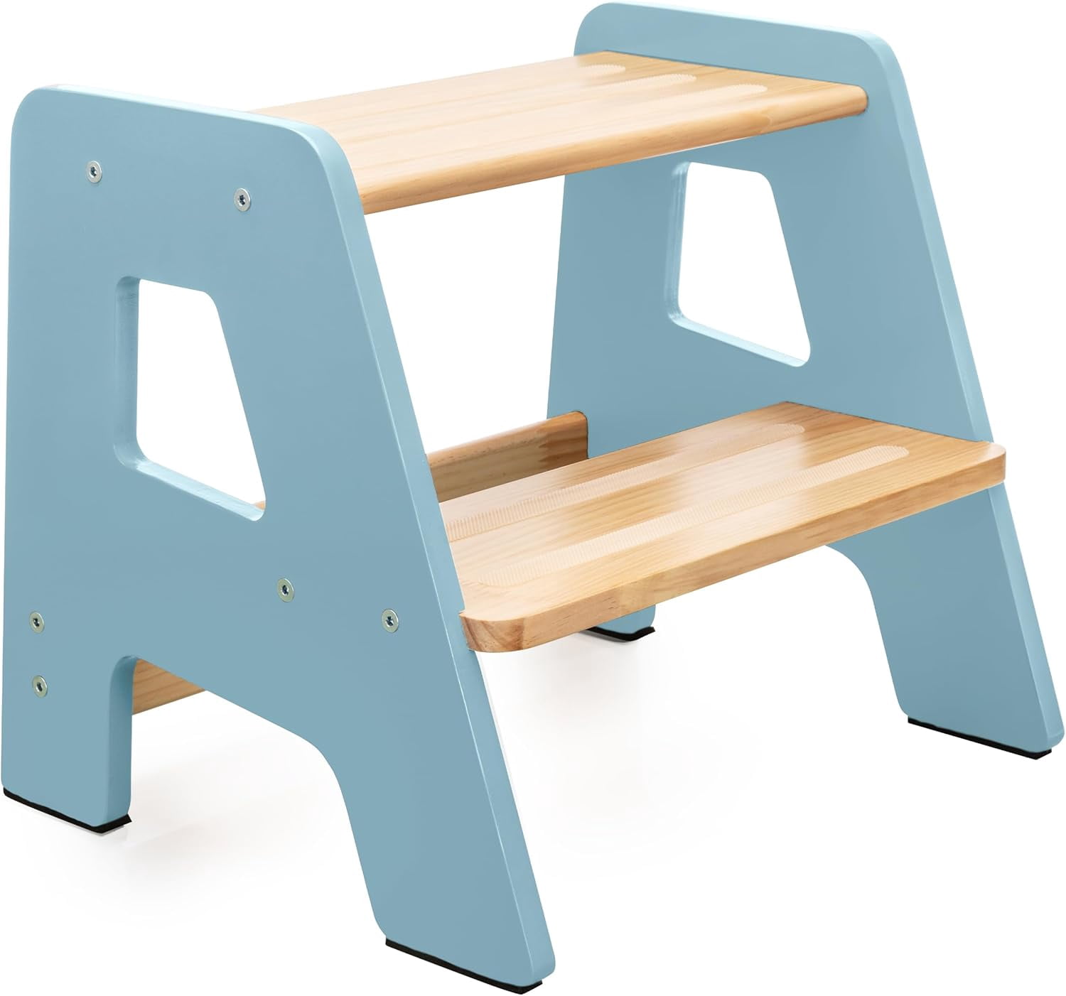 2-Step Wooden Step Stool for Toddlers | Kids Stool for Bathroom Sink ...