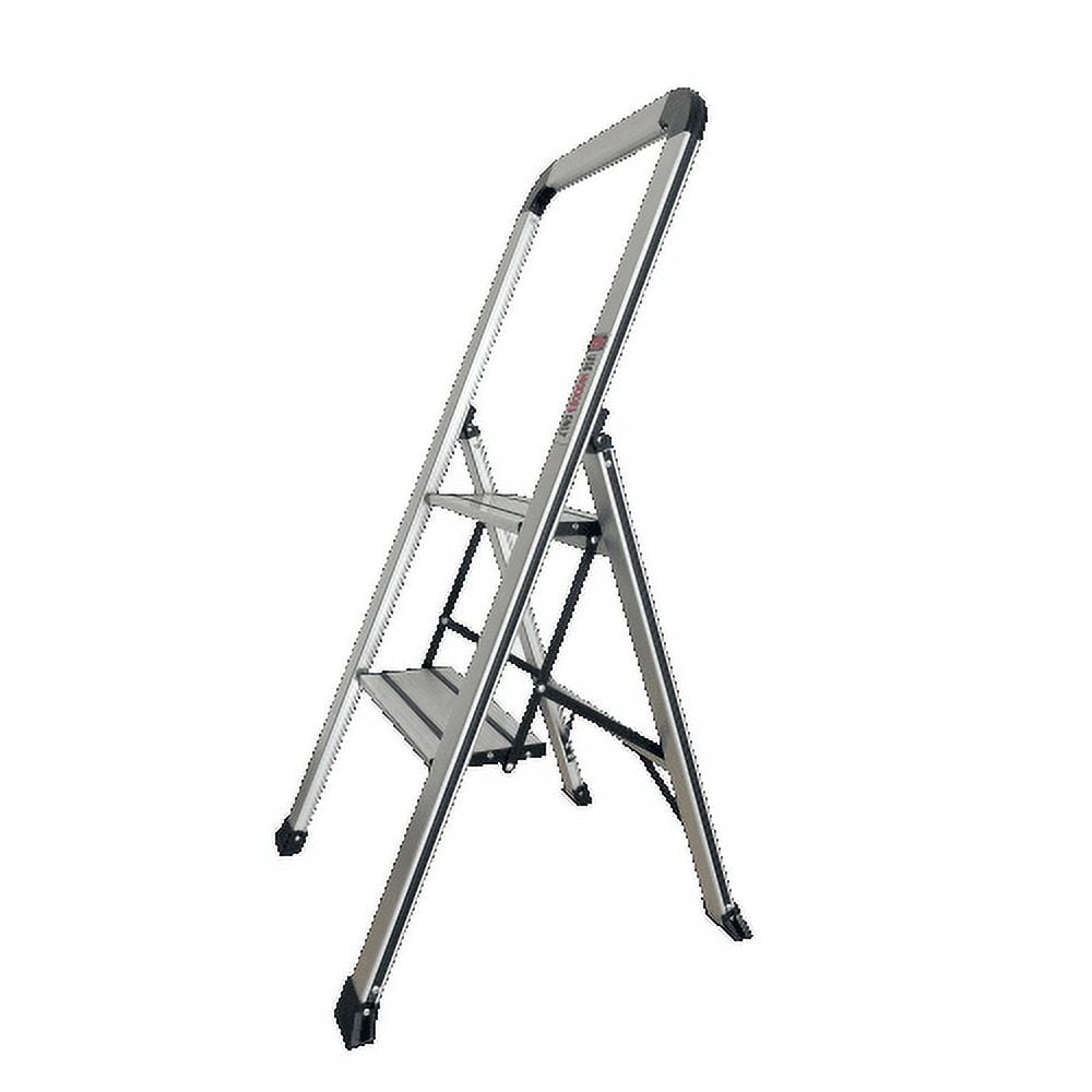 2 Steps Ladder, ZPL Folding 2 Step Tool with Handrails, Heavy Duty ...