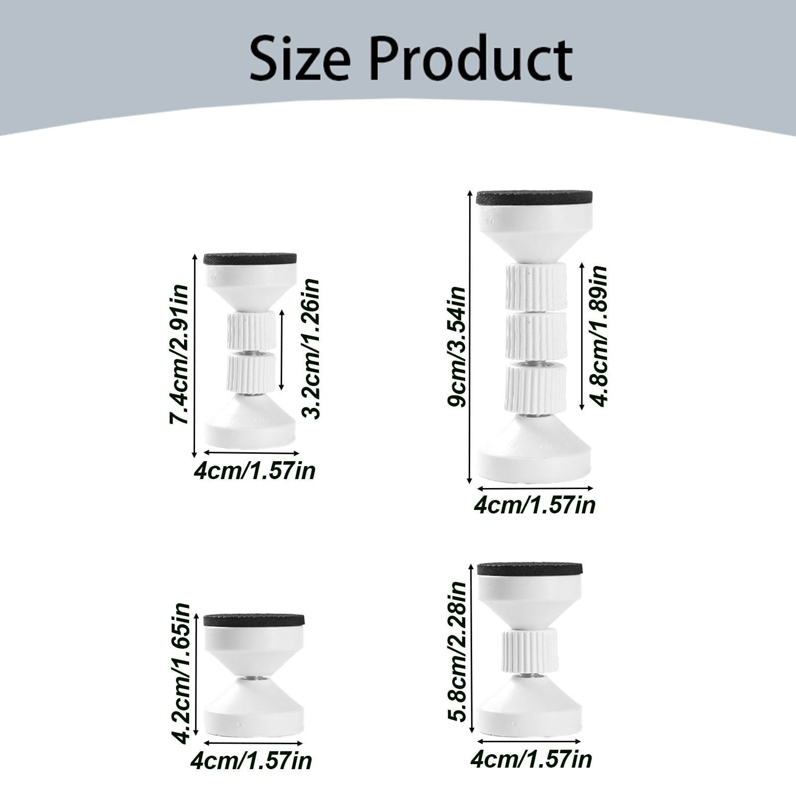 2 × Stopper Clearance! 2Pcs Headboard Stoppers Adjustable Threaded Bed ...