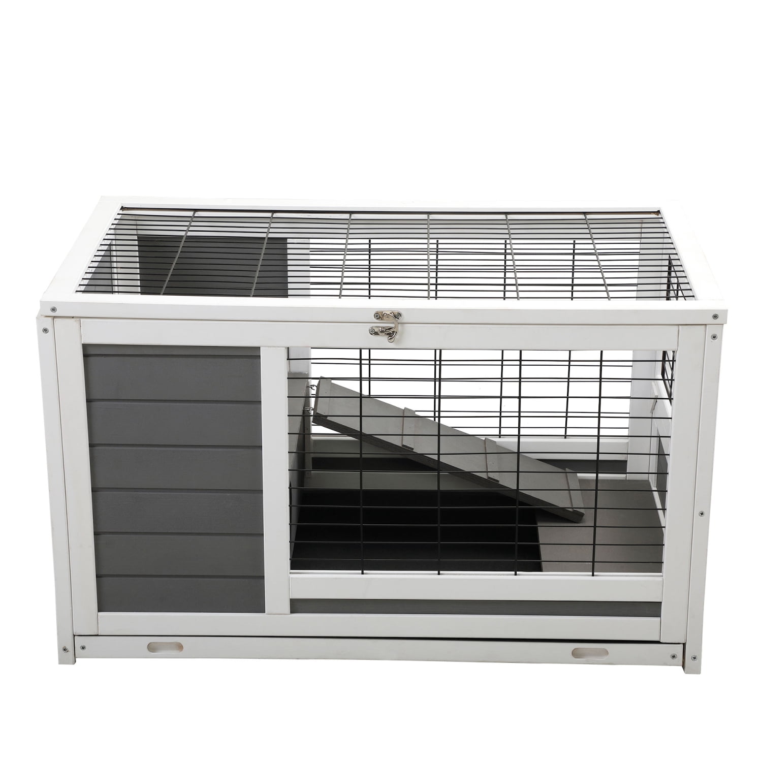 2-Story Wooden Pet House Cage for Small Animals Luxury Design - Walmart.com