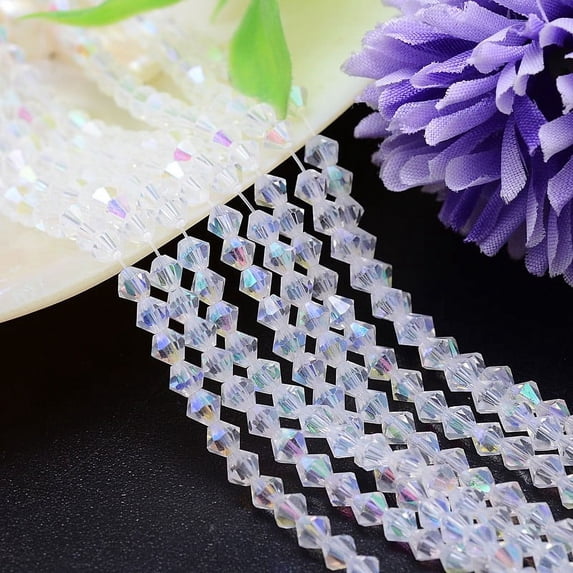 2 Strand K9 Glass Faceted Imitation Austrian Bead Strands Grade AAA ...
