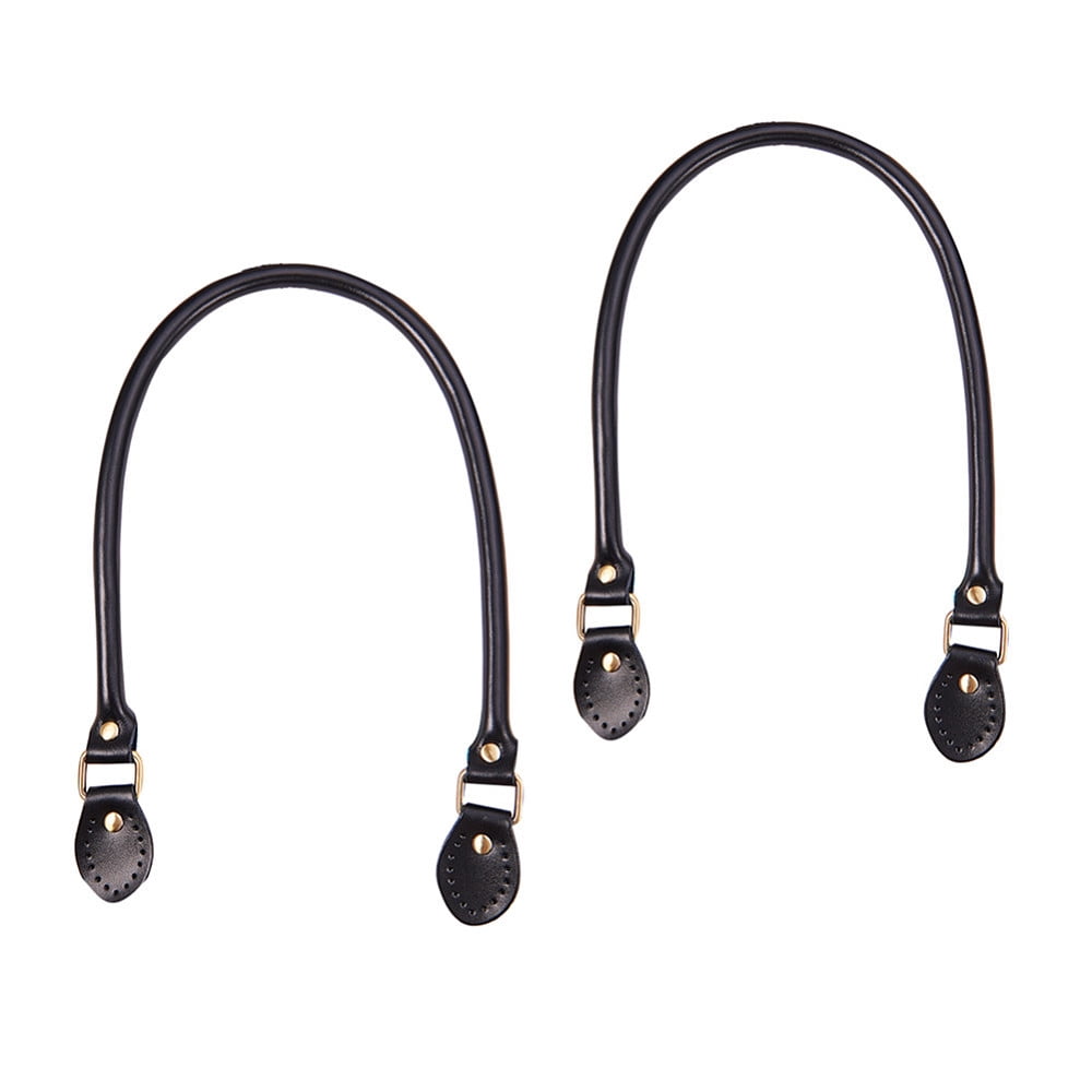 2 Strand Leather Bag Handles with Alloy Clasps for Bag Straps ...