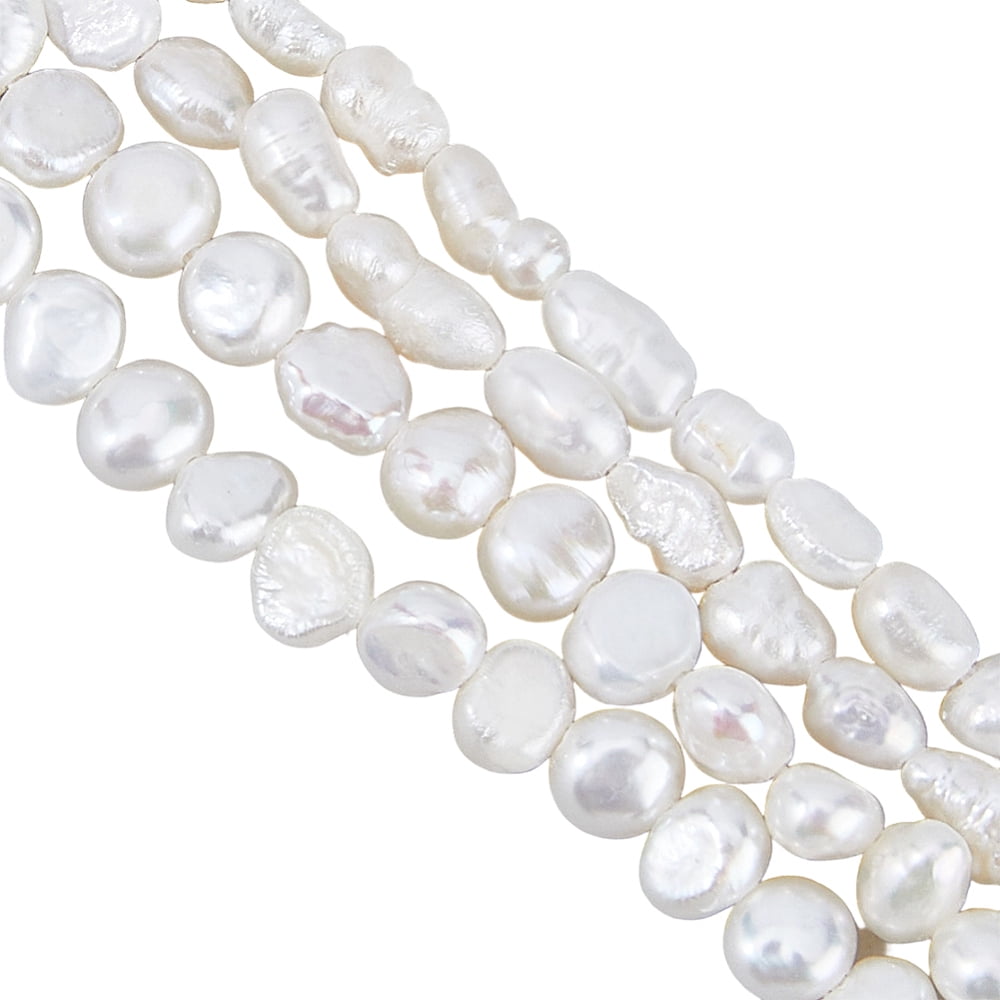 2 Strands 2 Styles Cultured Freshwater Pearl Beads Strands Baroque ...