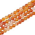 2 Strands Natural Carnelian Beads Strands Round 4mm Hole: 1mm 95pcs ...