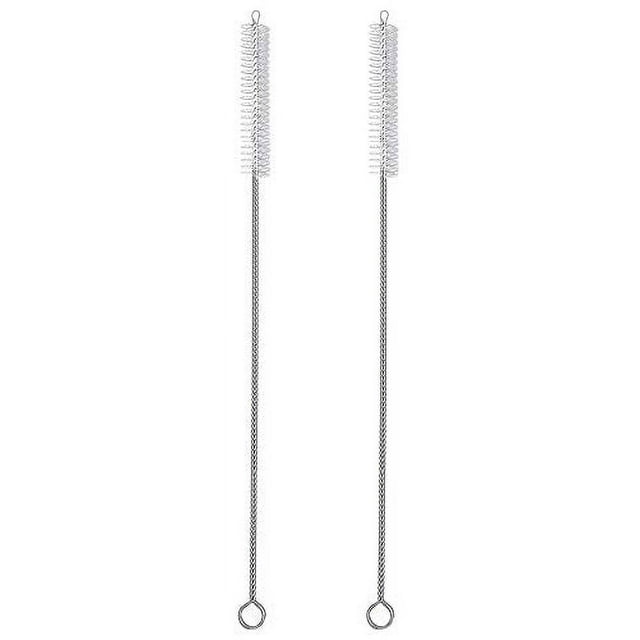 2pk BPA Free Heavy Bristle Straw Cleaning Brush - Long Handle Tube ...