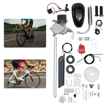 Wuzstar 2-Stroke 100cc Bicycle Engine Kit with Powered DIY Accessories: Gas Motor Bike - Walmart.com