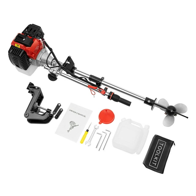 2 Stroke 2.3 HP Outboard Boat Engine Motor 52CC Fits all kinds of small ...