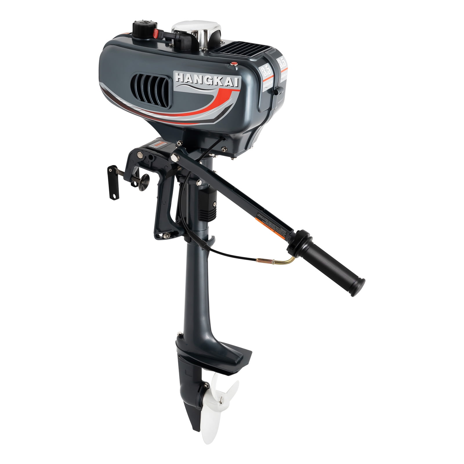 2-Stroke 3.5 HP Outboard Motor Heavy Duty Propeller Fishing Boat Engine ...
