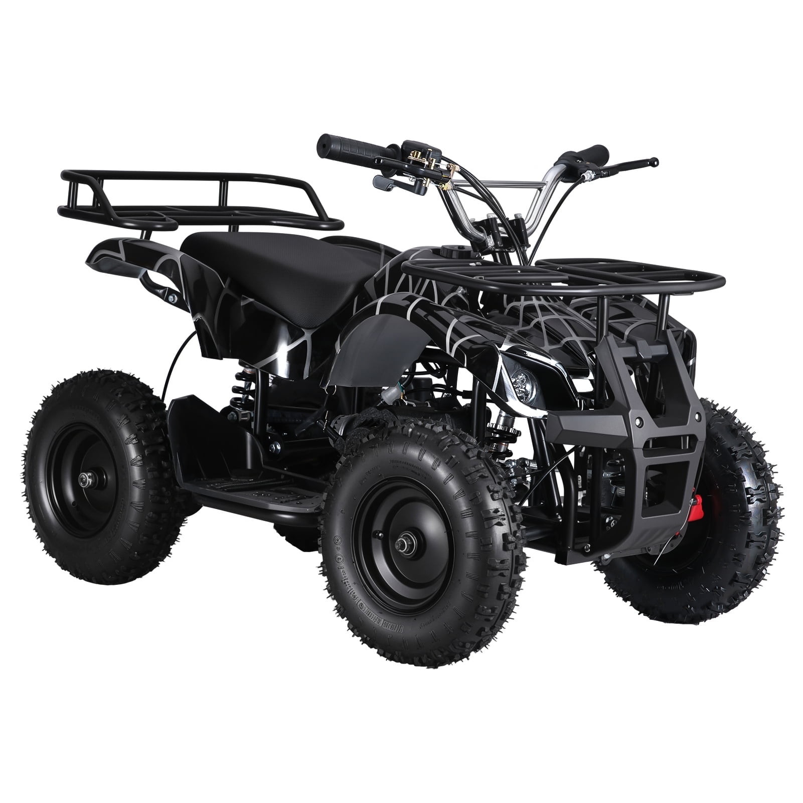 2-Stroke 49CC Kids Ride On Car, 4 Wheels Quads Small Beach Vehicle, ATV Play Car, Gas Powered ...