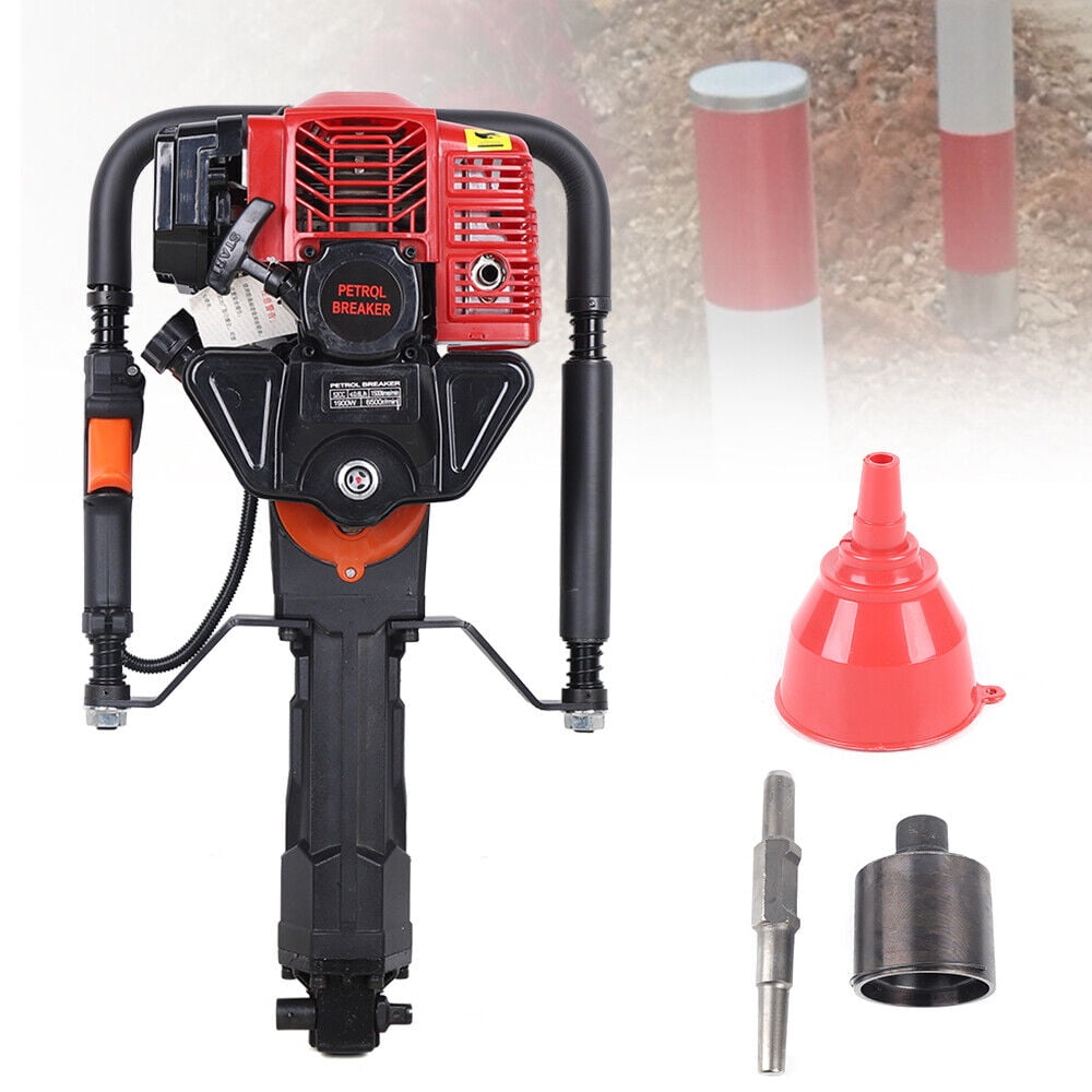 2 Stroke 52cc Gas T Post Gasoline Petrol Post Driver Single Cylinder 1900W - Walmart.com