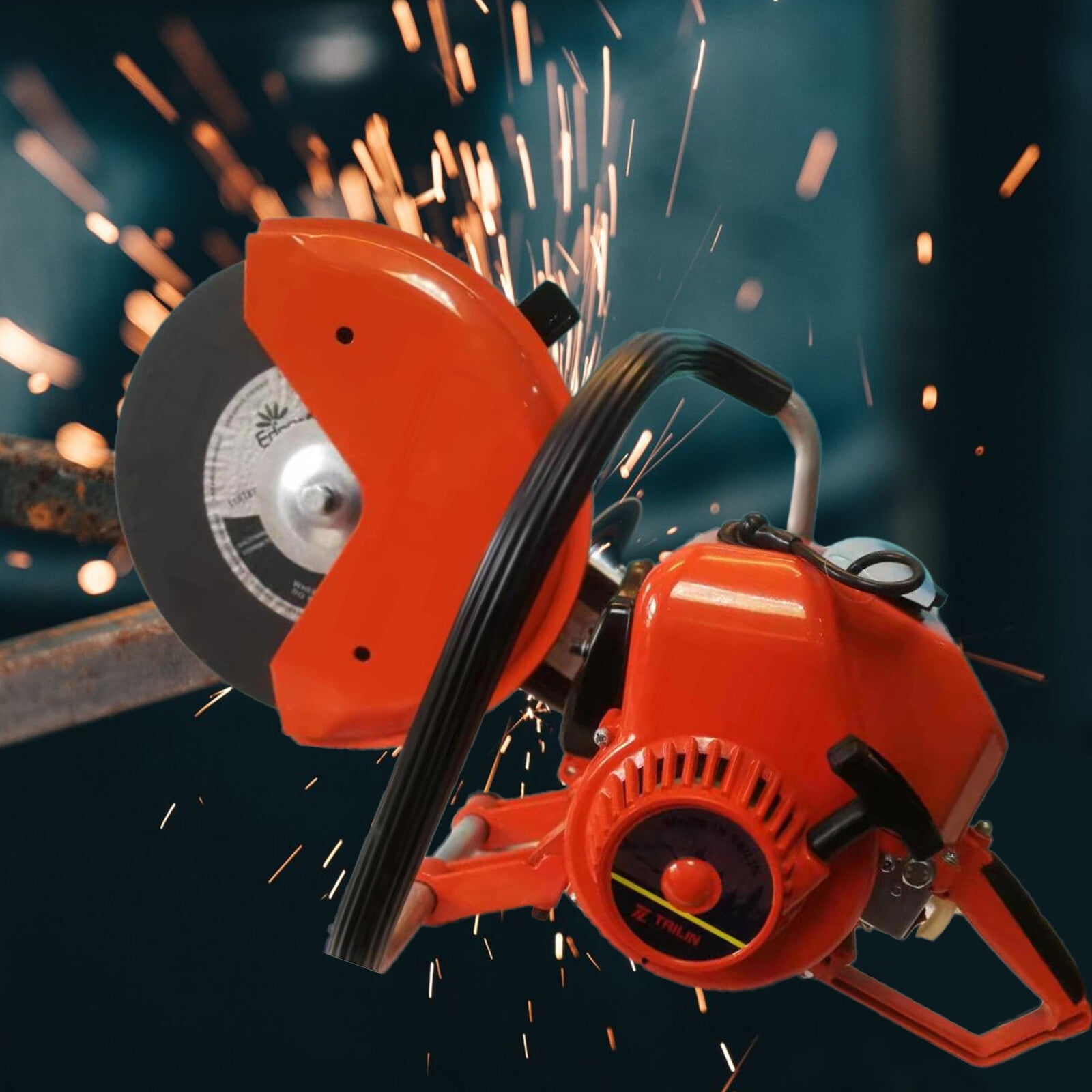 2-Stroke 6.8HP Gas Demolition Saw Concrete Cutter Adjustable Concrete ...