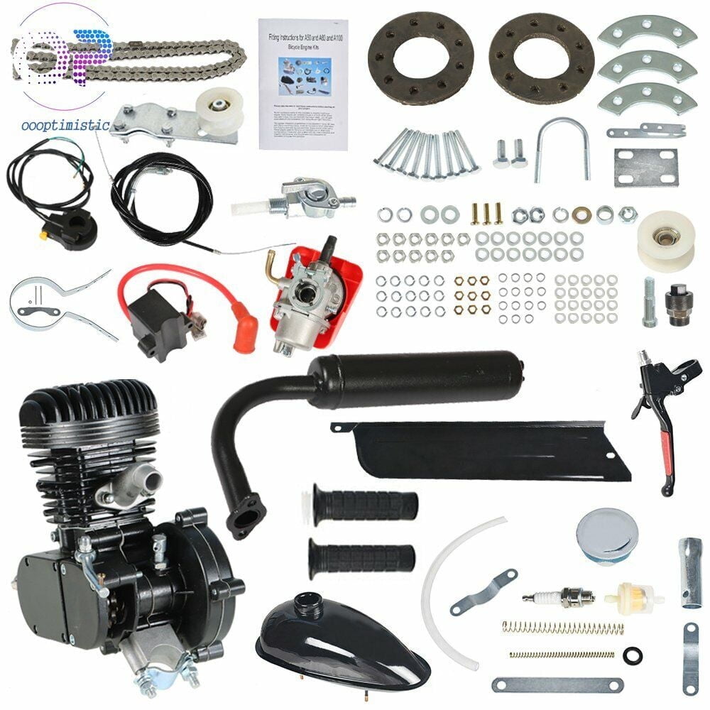 100cc 2-Stroke Black Bicycle Motor Kit, Bicycle Engine Set, DIY ...