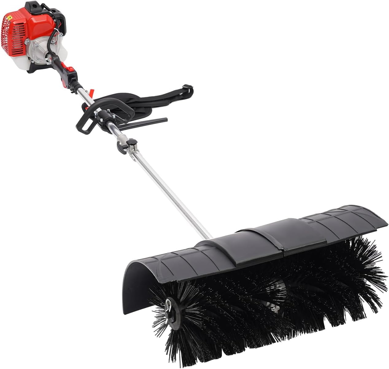 2-Stroke Handheld Gas Powered Sweeper, 52cc Walk Behind Sweeper Engine ... 2-Stroke Handheld Gas Powered Sweeper, 52cc Walk Behind Sweeper Engine ...