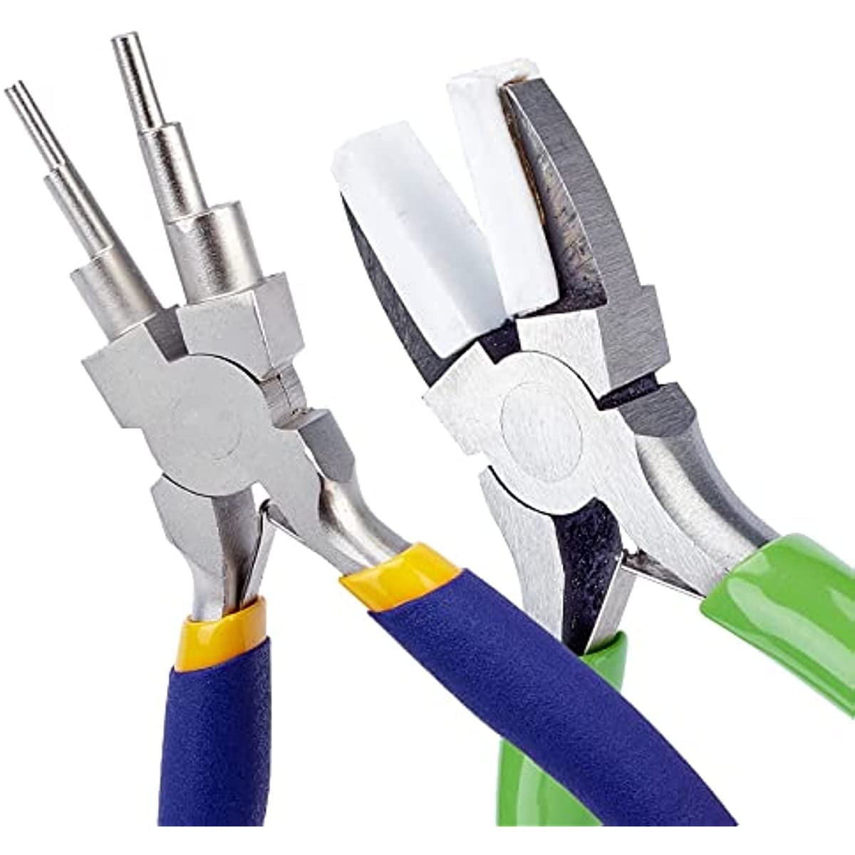SUNNYCLUE Jewelry Pliers Kit, 6-in-1 Bail Pliers, Nylon Nose Pliers ...