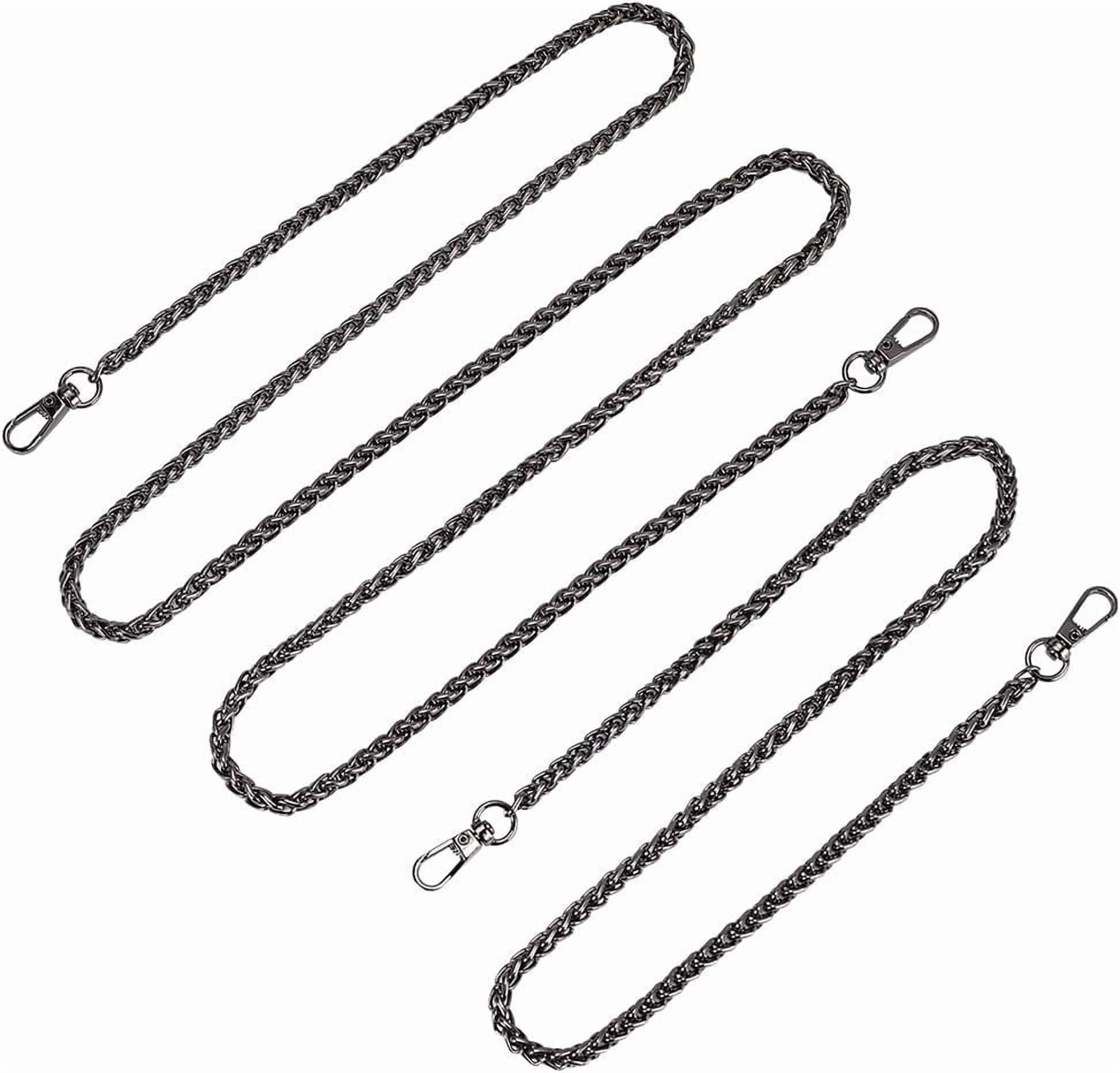 2 Style Metal Purse Chain Strap 47.2 Inch Shoulder Crossbody ...