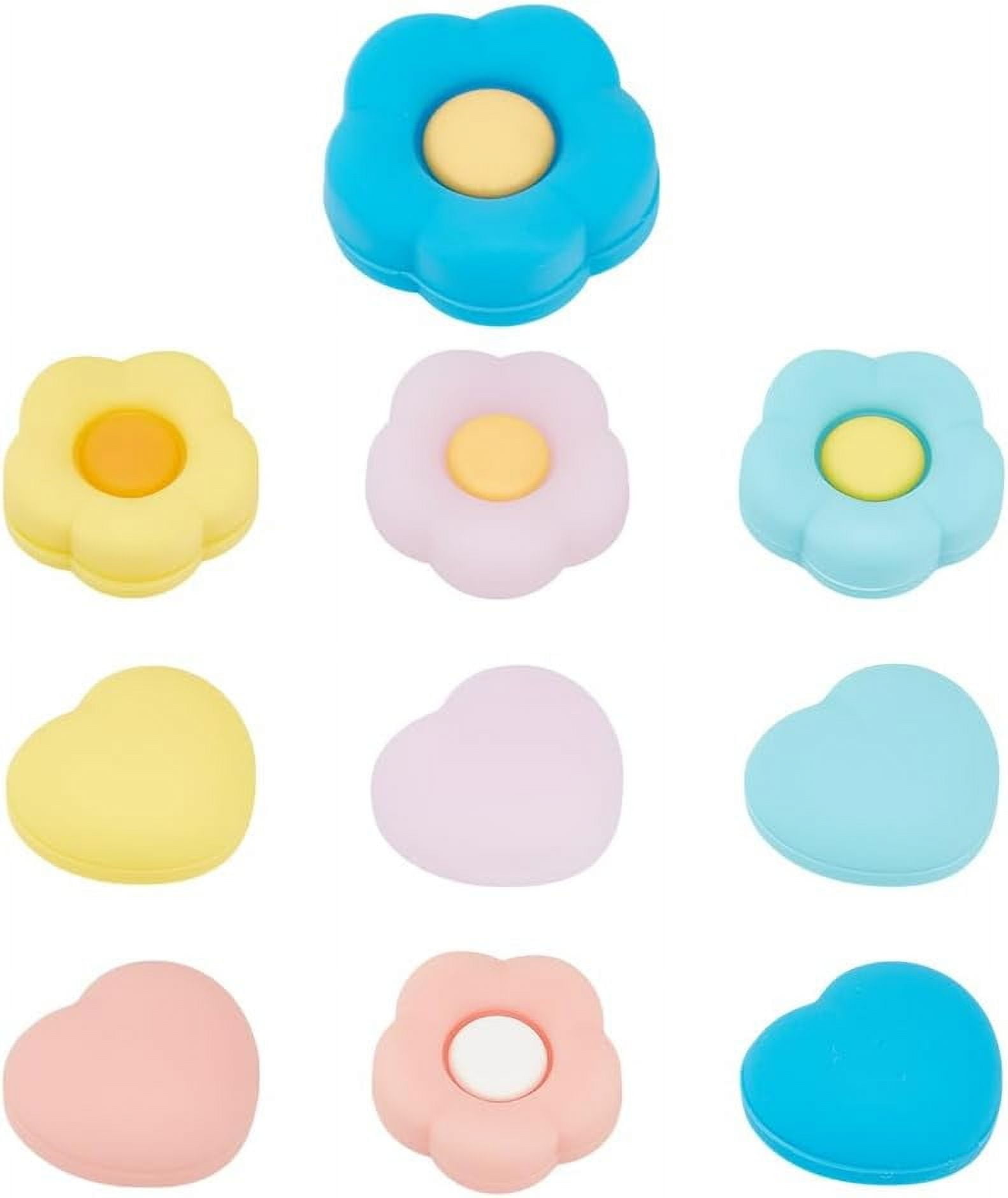2 Styles 5 Colors Cute Thumb Grip Caps for PS5 Silicone Thumbsticks ...