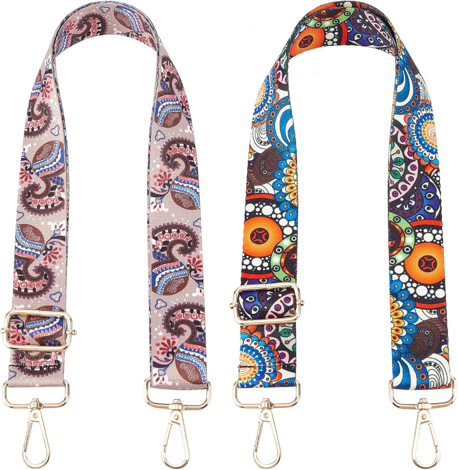 2 Styles Crossbody Bag Strap Adjustable Purse Shoulder Strap Belt ...