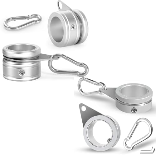 2 Styles Flag Pole Ring- for 0.75-1.02 Inch Diameter Flag Pole ...