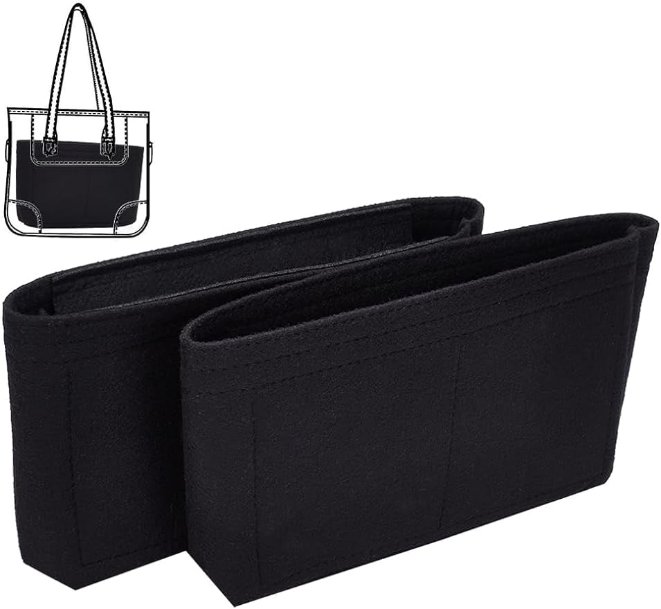 2 Styles Handbag Felt Organizer Insert Bucket Bag Organizer Insert with ...