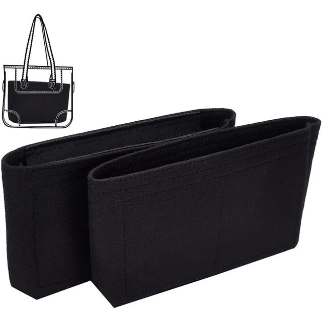 2 Styles Handbag Felt Organizer Insert Bucket Bag Organizer Insert with ...