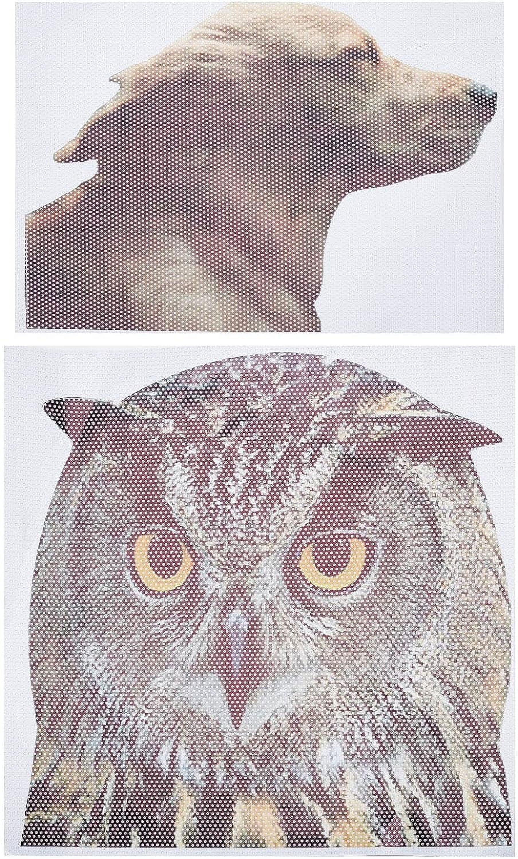 2 Styles Waterproof Golden Retriever Car Window Stickers Owl Dog Water ...