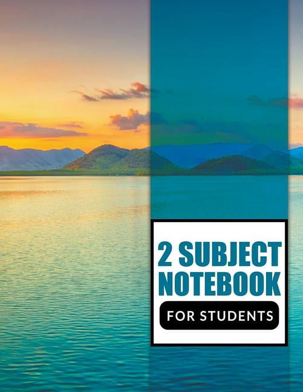 2 Subject Notebook For Students (Paperback) - Walmart.com