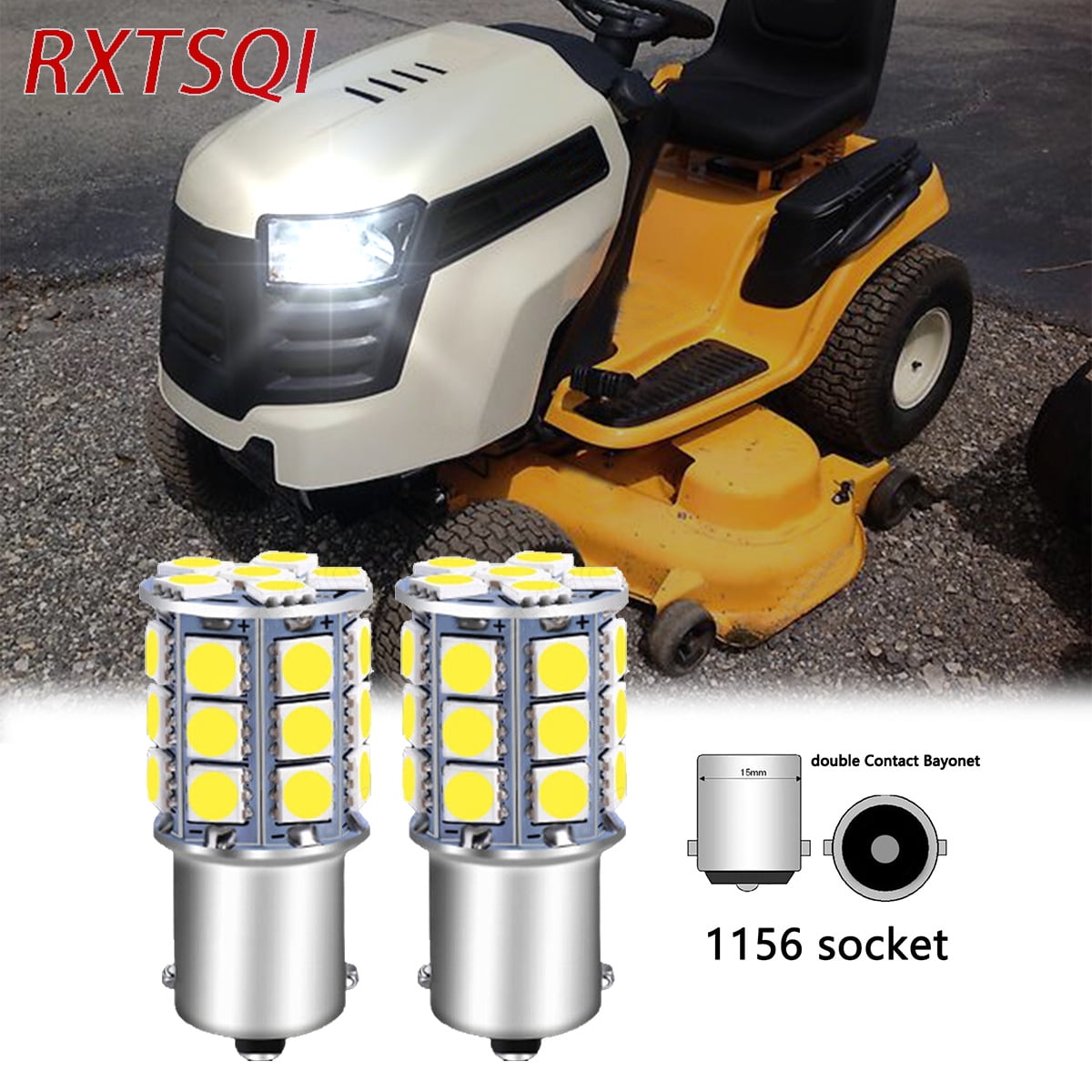 2 Pcs IP67 Super LED, 6000K Headlight Bulbs for Cub Cadet LTX 1042, LTX ...