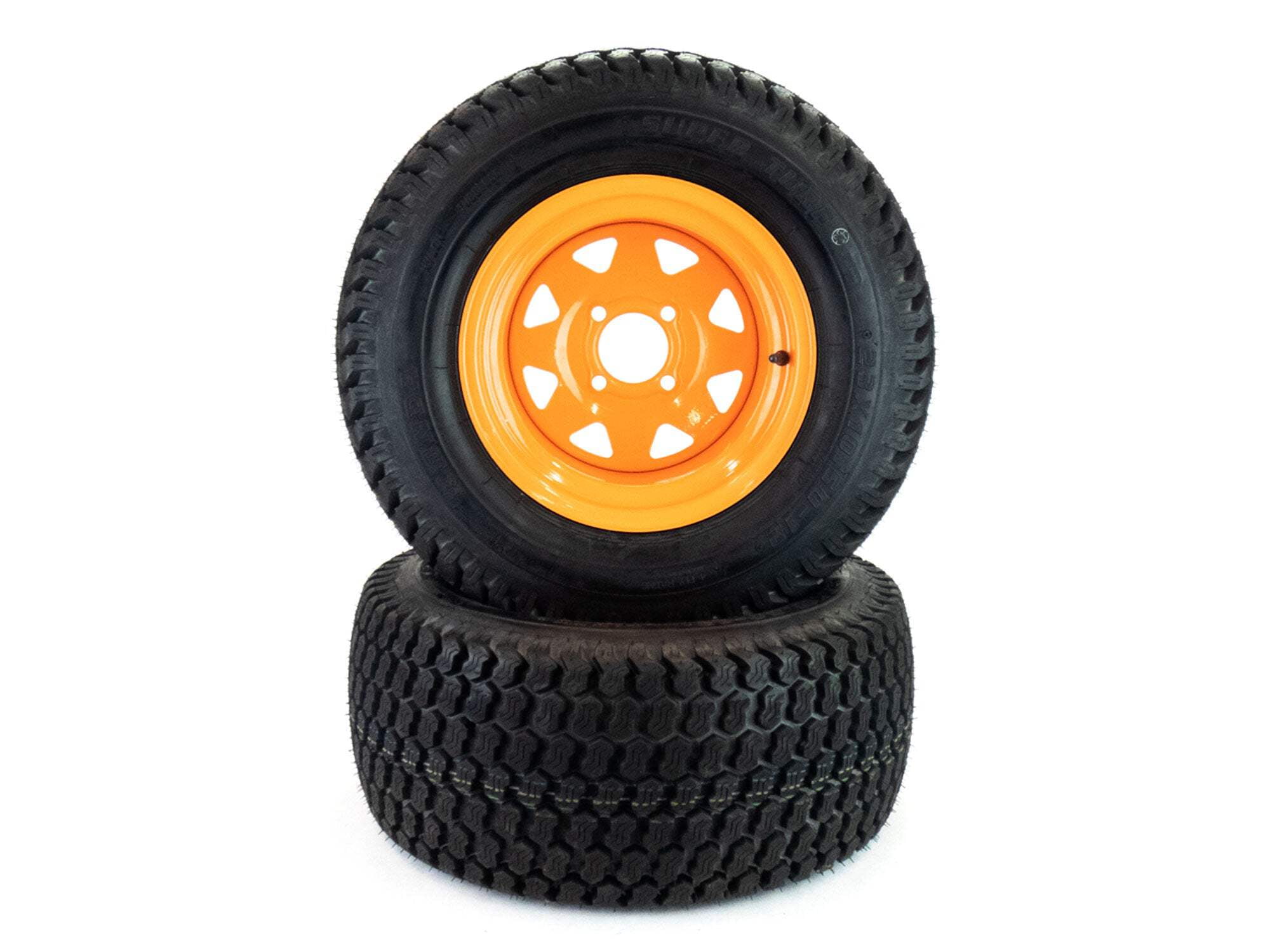 (2) Super Turf Tire Assemblies 23x9.50-12 Fits Scag Cougar Tiger Cub 52 ...