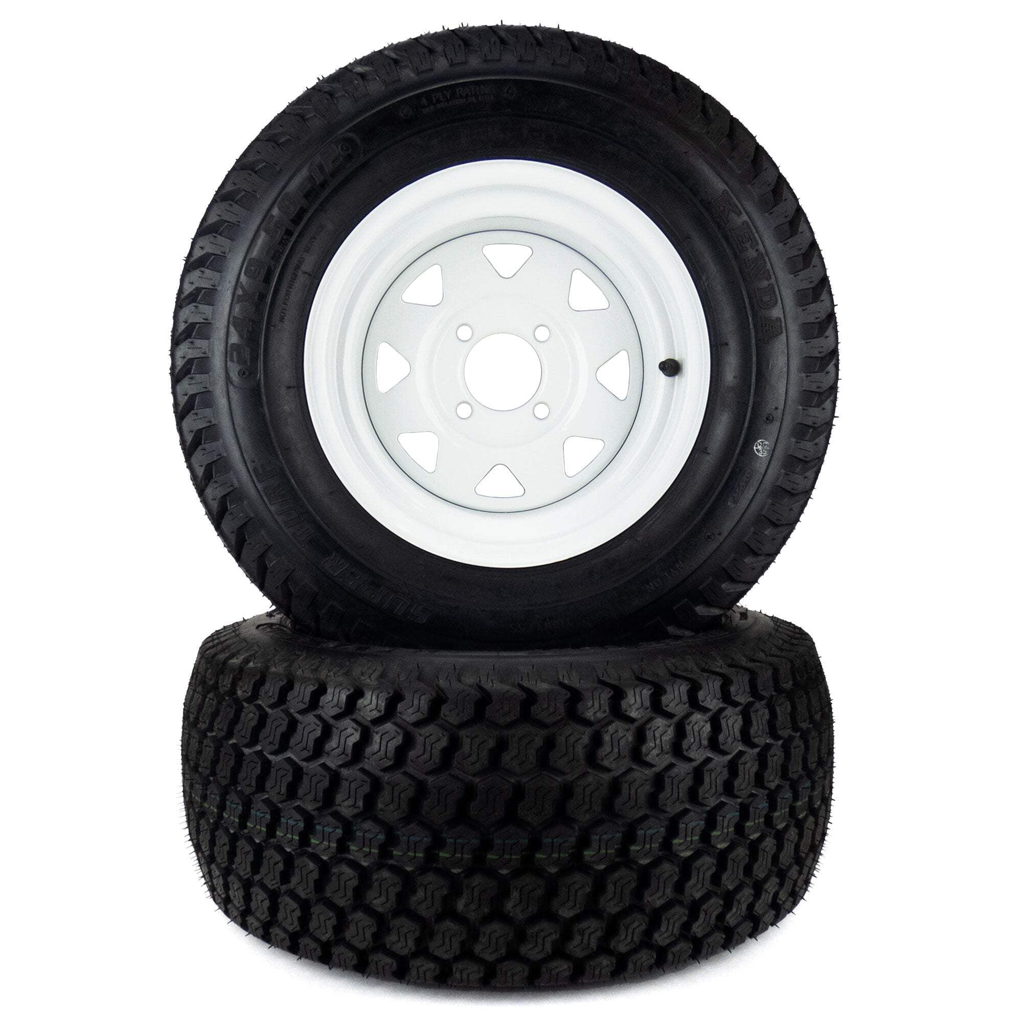 (2) Super Turf Tire Assemblies 24x9.50-12 Exmark Lazer Z HP 44" - 56" 103-2770 - Walmart.com