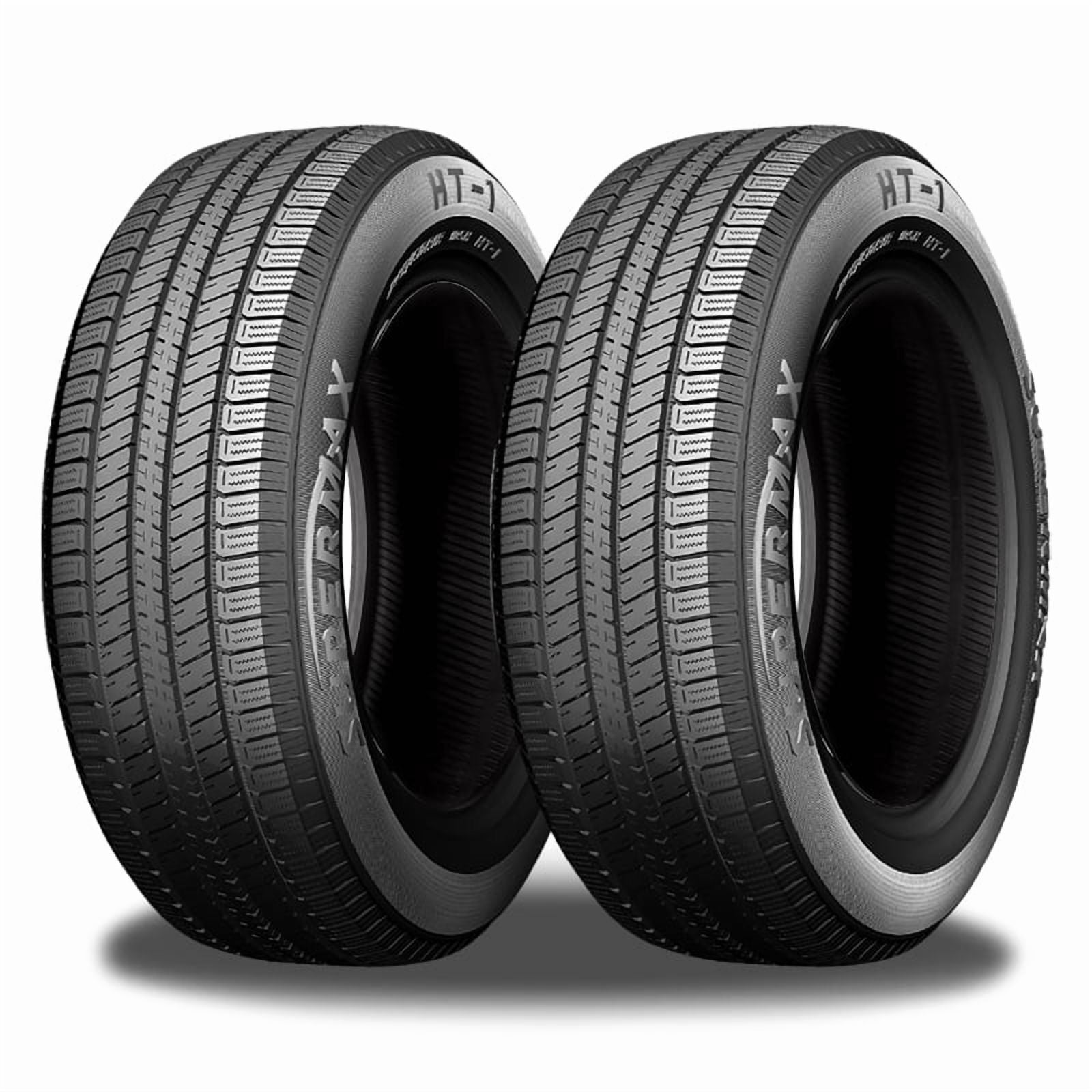 2 SuperMax HT-1 225/55R19 99V Tires, All Season, Truck SUV, Highway ...