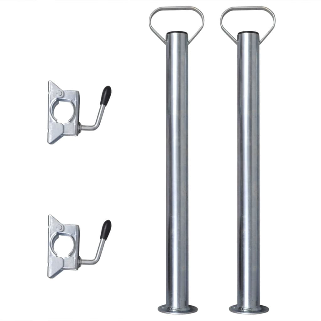 2 Support Tubes with 2 Split Clamps for 1 .9 Wheel - Walmart.com