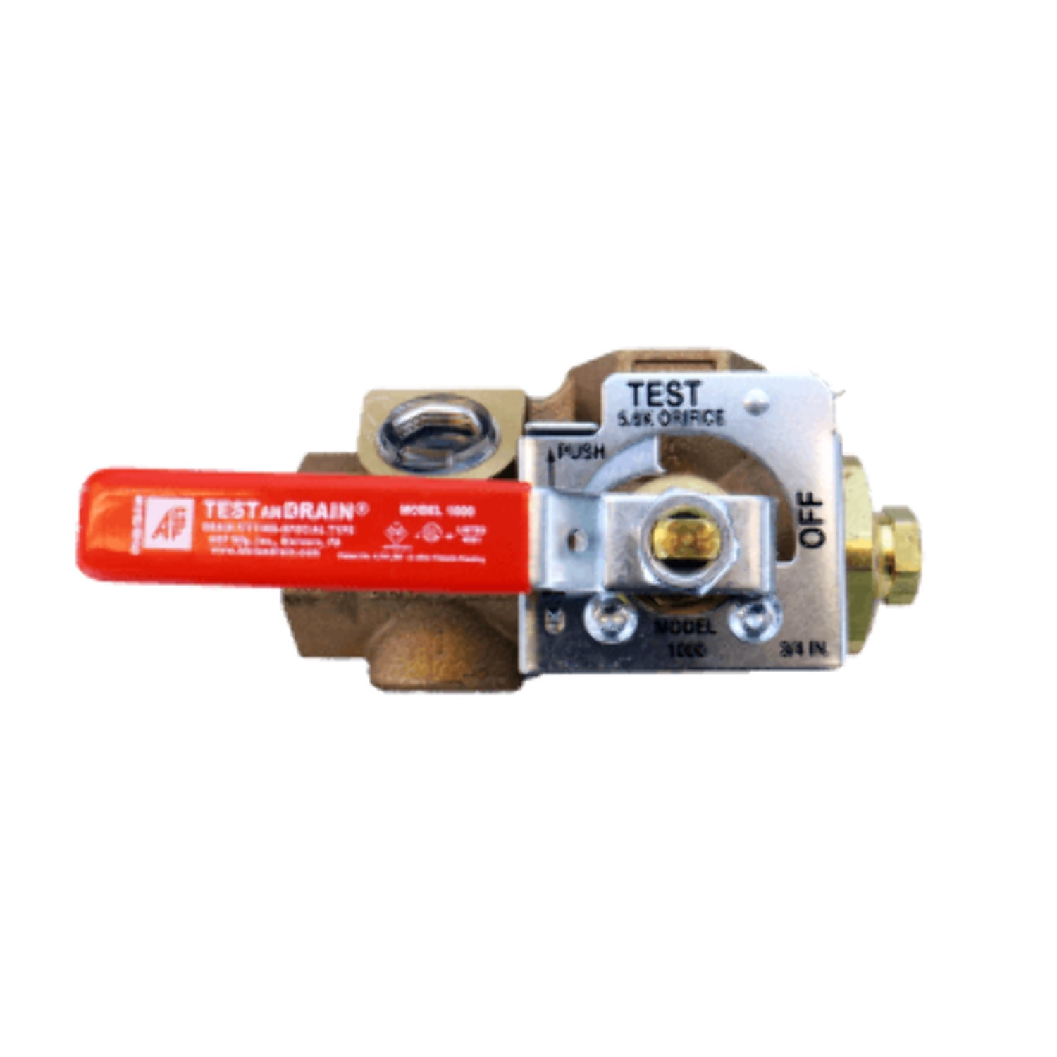 2" Test And Drain 17/32" Orifice With Pressure Relief Valve - Walmart.com