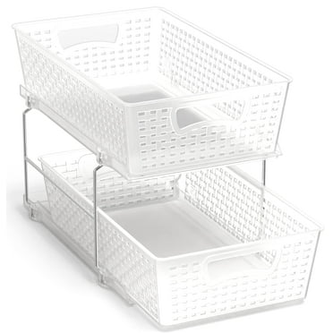 Simple Houseware Stackable 3 Tier Sliding Basket Organizer Drawer ...