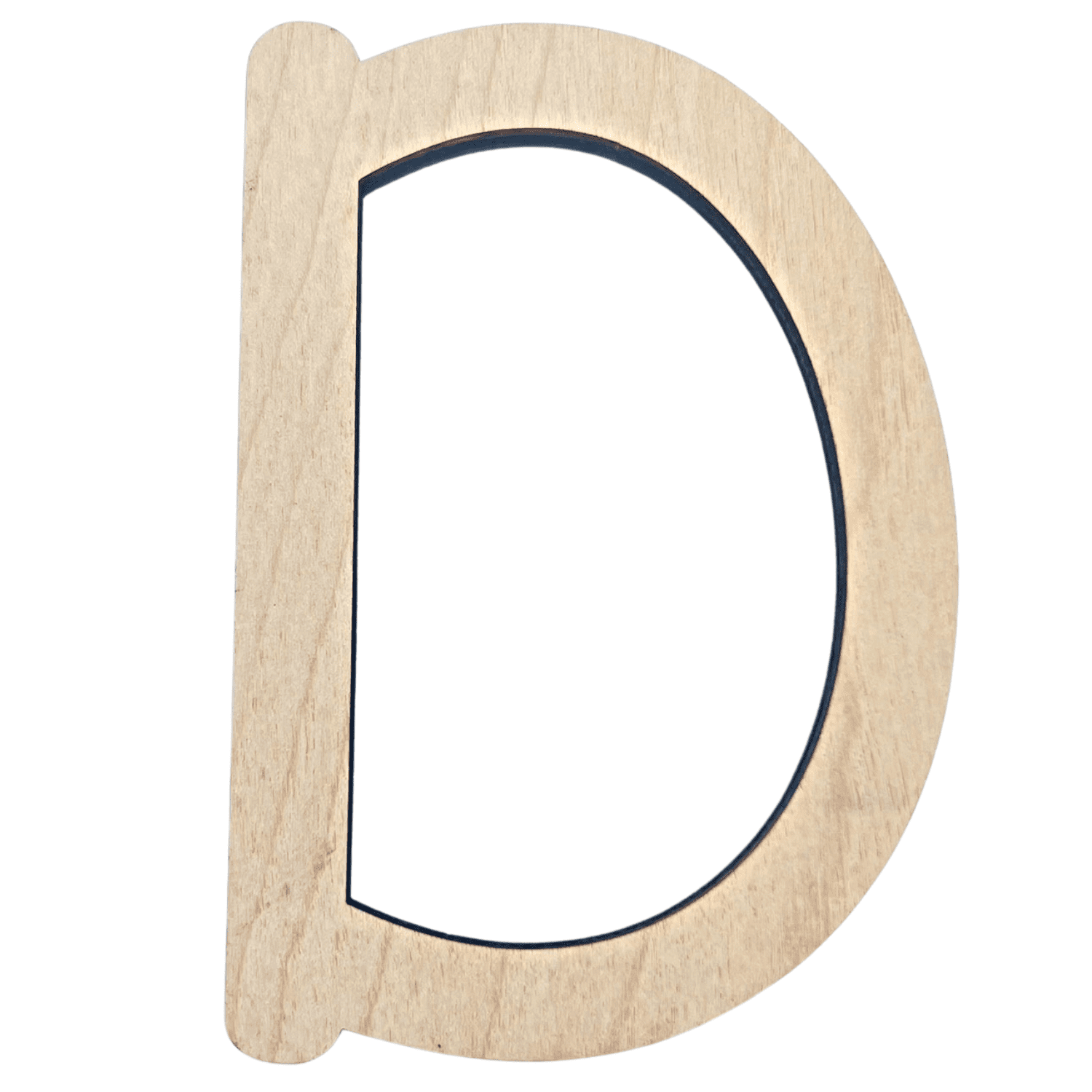 2" Tall BIRCH Wood Letter D | 1/4" Thick | Unfinished Craft Letters ...