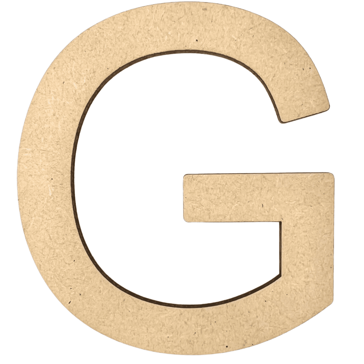 2" Tall MDF Letter G | 1/8" Thick | Krafty Supply Letters | Arial ...