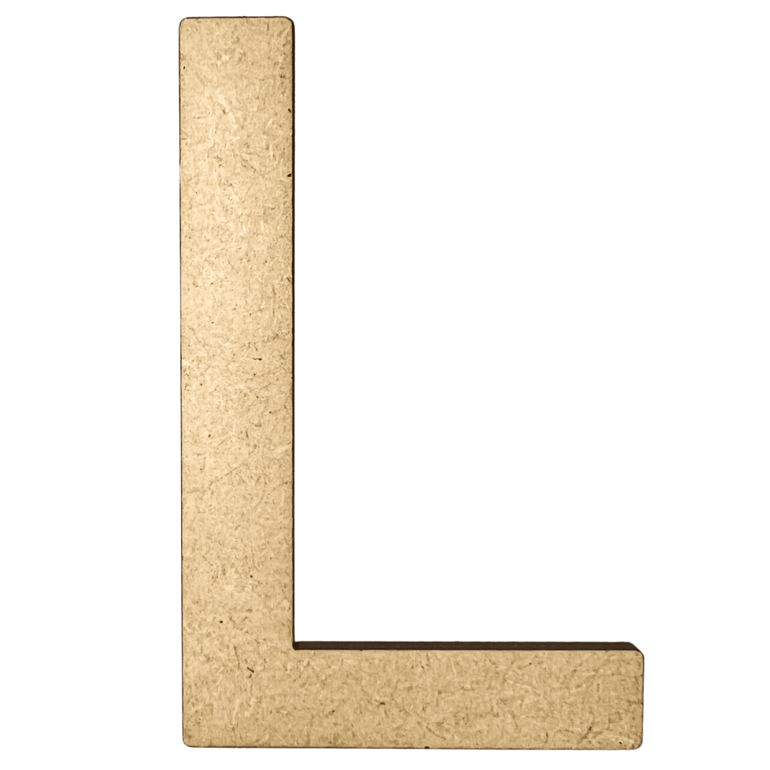 2" Tall MDF Letter L | 1/8" Thick | Krafty Supply Letters | Arial ...