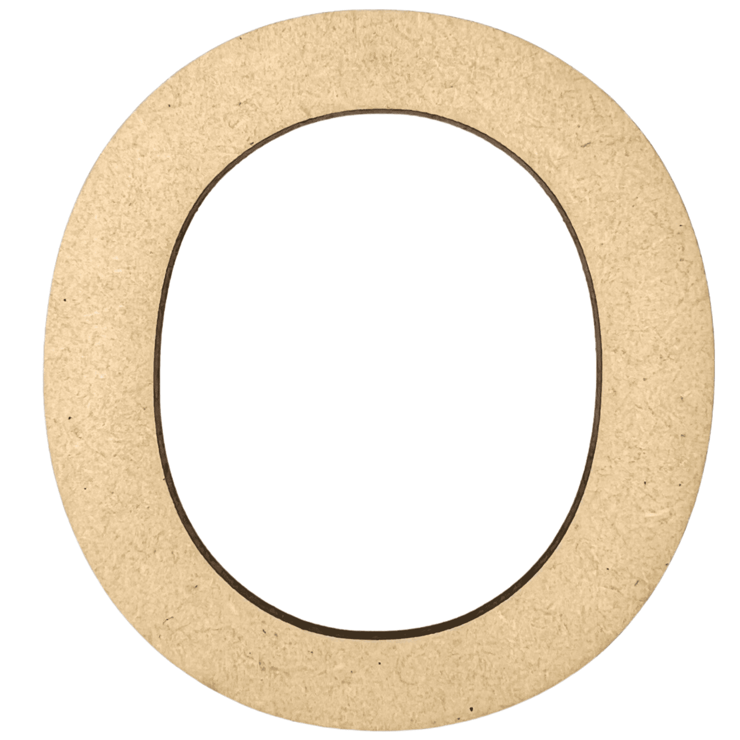 2" Tall MDF Letter O | 1/8" Thick | Krafty Supply Letters | Arial ...