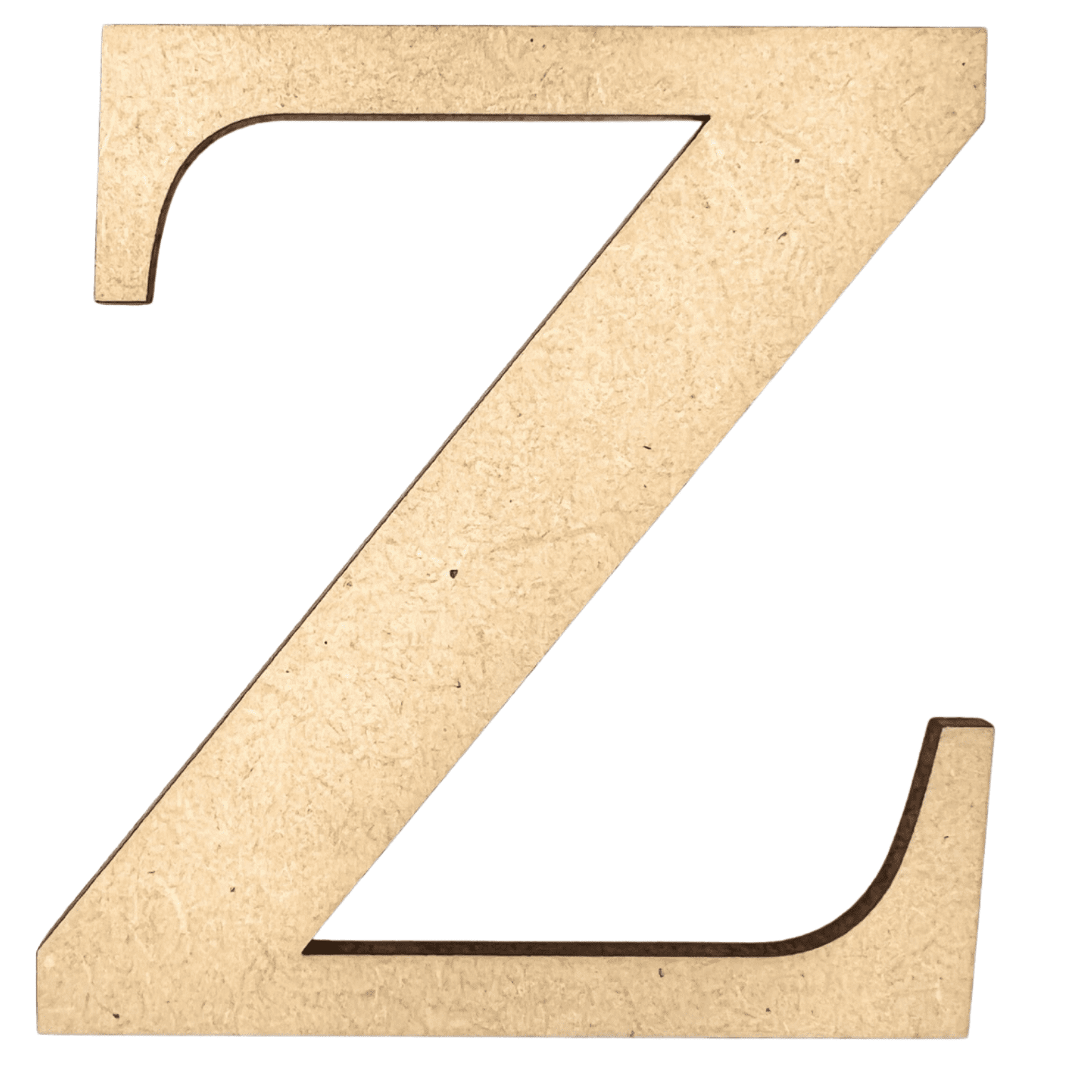2" Tall MDF Letter Z | 1/8" Thick | Krafty Supply Letters | Times ...